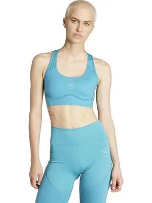 Adidas By Stella McCartney Truepurpose Power Impact Training Bra Ib5522 Clothing Bay - Blue