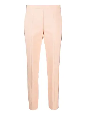 GENNY Tailored Tapered-leg Trousers - Pink