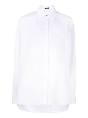 Versace Button-up Cotton Shirt - White
