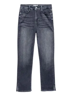FRAME Le Super High Straight-leg Jeans - Blue