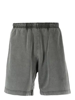Acne Studios Faded Cotton Shorts - Black