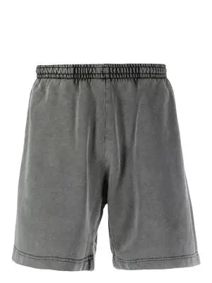 Acne Studios Faded Cotton Shorts - Grey