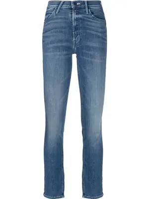 MOTHER MOTHER The Dazzler Mid-Rise Slim Jeans