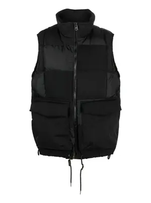 SACAI Sacai Suede Panel Padded Gilet