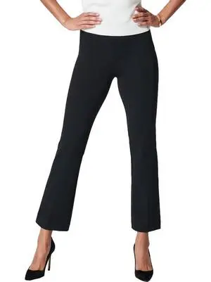 Spanx Perfect Fit Ponte Kick Flare Pants - Classic Black