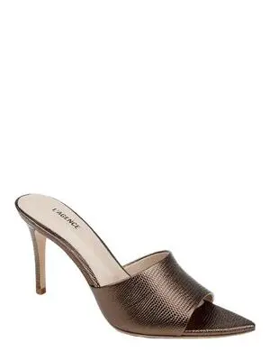 L'Agence Lolita Pointed Toe Sandal - Bronze Lizard