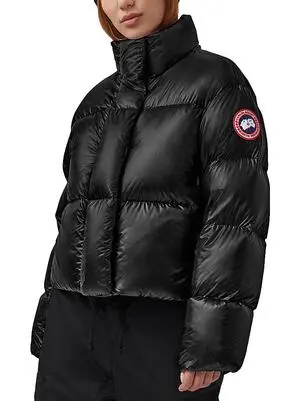 Canada Goose Cypress Cropped Puffer Jacket - Black