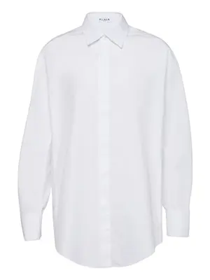 Alaïa Oversized Cotton Shirt - White