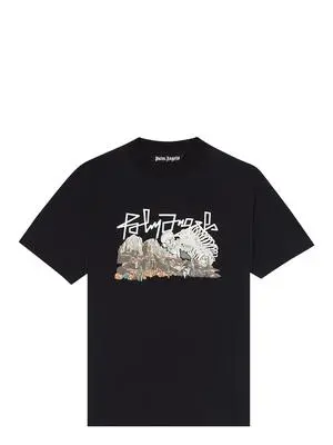 PALM ANGELS Desert Skull Tee 'black/multi'