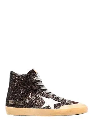 GOLDEN GOOSE Lace-up High-top Sneakers - Brown