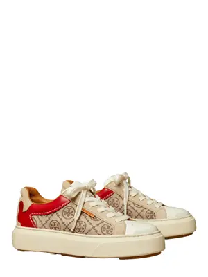 Tory Burch Tory Burch T Monogram Ladybug Sneakers Hazel T Monogram / Tory Red