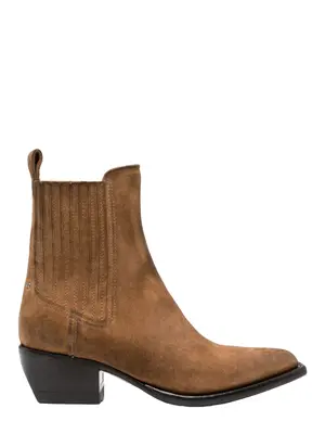 GOLDEN GOOSE Debbie Cowboy Boots - Brown