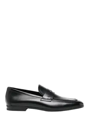 TOM FORD Leather Loafers - Black