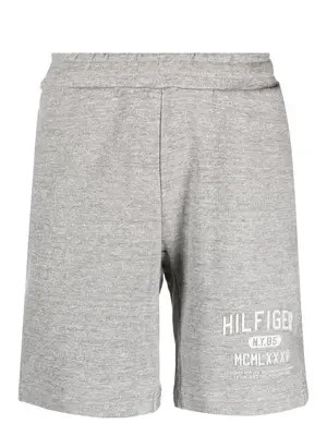 Tommy Hilfiger Logo-print Track Shorts - Grey