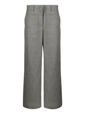 MSGM Tailored Wool Trousers - Grey