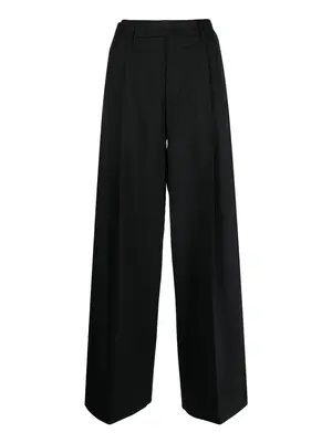 ARMARIUM Wool Palazzo Pant - Black