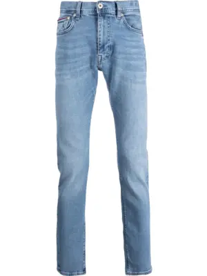 TOMMY HILFIGER Tommy Hilfiger Mid-Rise Slim-Cut Jeans