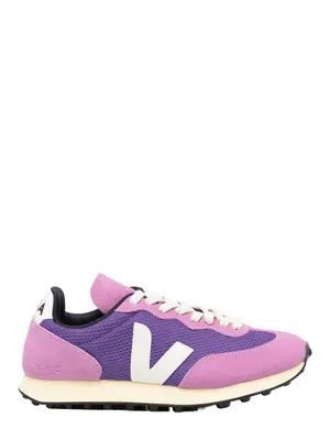 VEJA Rio Branco Leather Sneakers - Purple