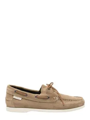 Manebí Hamptons Suede Boat Shoes - Neutrals