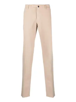 Incotex Pleat-detailing Cotton Chinos - Neutrals