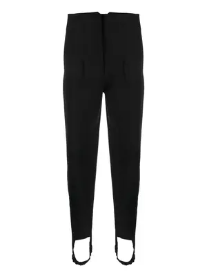 Giuseppe Di Morabito High-waisted Wool-blend Leggings - Black