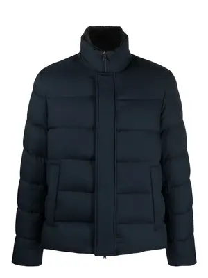 Herno Logo-plaque Padded Jacket - Blue