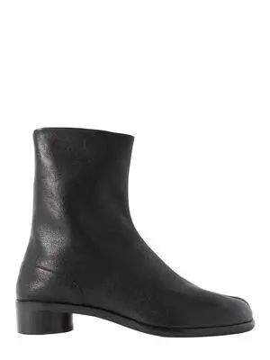 MAISON MARGIELA Tabi Split-toe Leather Chelsea Boots - Black