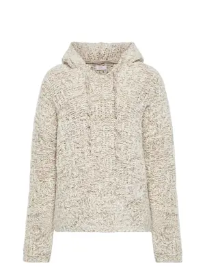 ERL Oversized Wool-blend Hoodie - Beige