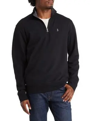 POLO RALPH LAUREN Double-Knit Quarter Zip Pullover