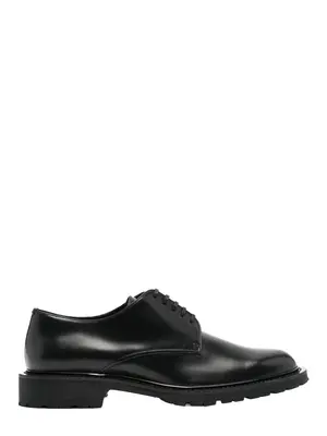 Saint Laurent Vaughn 20 Leather Loafers - Black