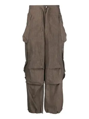 ENTIRE STUDIOS Gocar Cargo Trousers - Brown