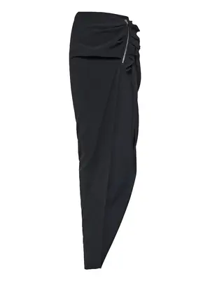 Rick Owens High-rise Maxi Skirt - Black