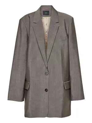 JOSEPH Allcroft Wool-mohair Blazer - Brown