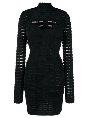 GENNY Iconic Cut-out Mini Dress - Black