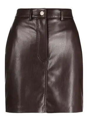 NANUSHKA Nanushka Okobor Faux-Leather Mini Skirt