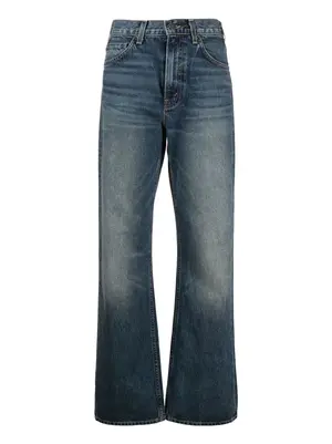NILI LOTAN Mitchell Straight-leg Jeans - Blue