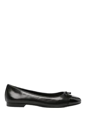 Tory Burch Cap-toe Ballerina Flats - Black