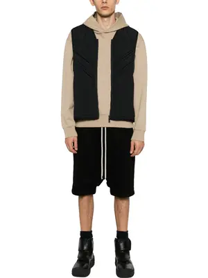 Y3 X Adidas Quilted Zip-up Vest - Black