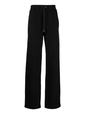Off-White Stitch Diag Cotton Track Pants - Black