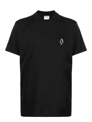COUNTY OF MILAN Logo-print Cotton T-shirt - Black