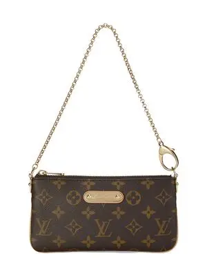 LOUIS VUITTON Monogram Canvas Pochette Milla - Brown