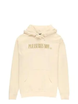 PLEASURES Llc Fleece Hoodie - Cream