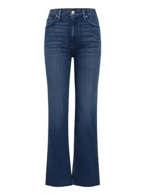 Hudson Jeans Remi High-rise Straight-leg Jeans - Deep Dive