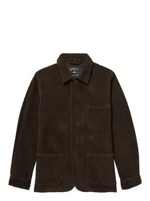 Portuguese Flannel Labura Cotton-corduroy Overshirt - Brown