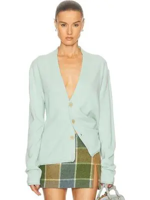 Guest In Residence Everywear Cashmere Cardigan - Seaglass