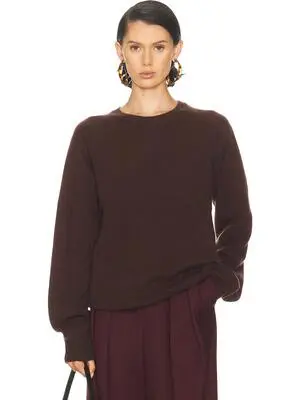 Eterne James Cashmere Sweater - Espresso