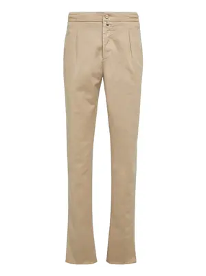 Kiton Straight Leg Pants - Beige