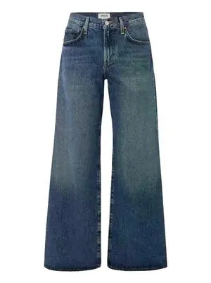 AGOLDE Clara Baggy Wide-leg Organic Jeans - Blue