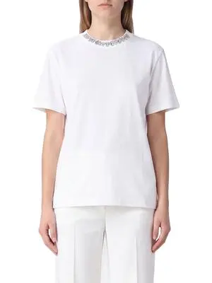 GOLDEN GOOSE Golden Goose Embellished Cotton T-Shirt White