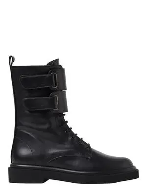 PALOMA BARCELO Lace-Up Combat Boots